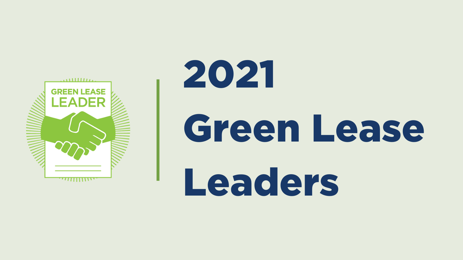 Announcing the 2021 Green Lease Leaders - IMT